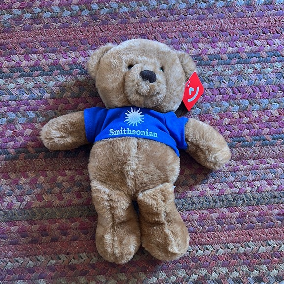 Accessories | Nwt Smithsonian Teddy Bear Beanie Plush | Poshmark